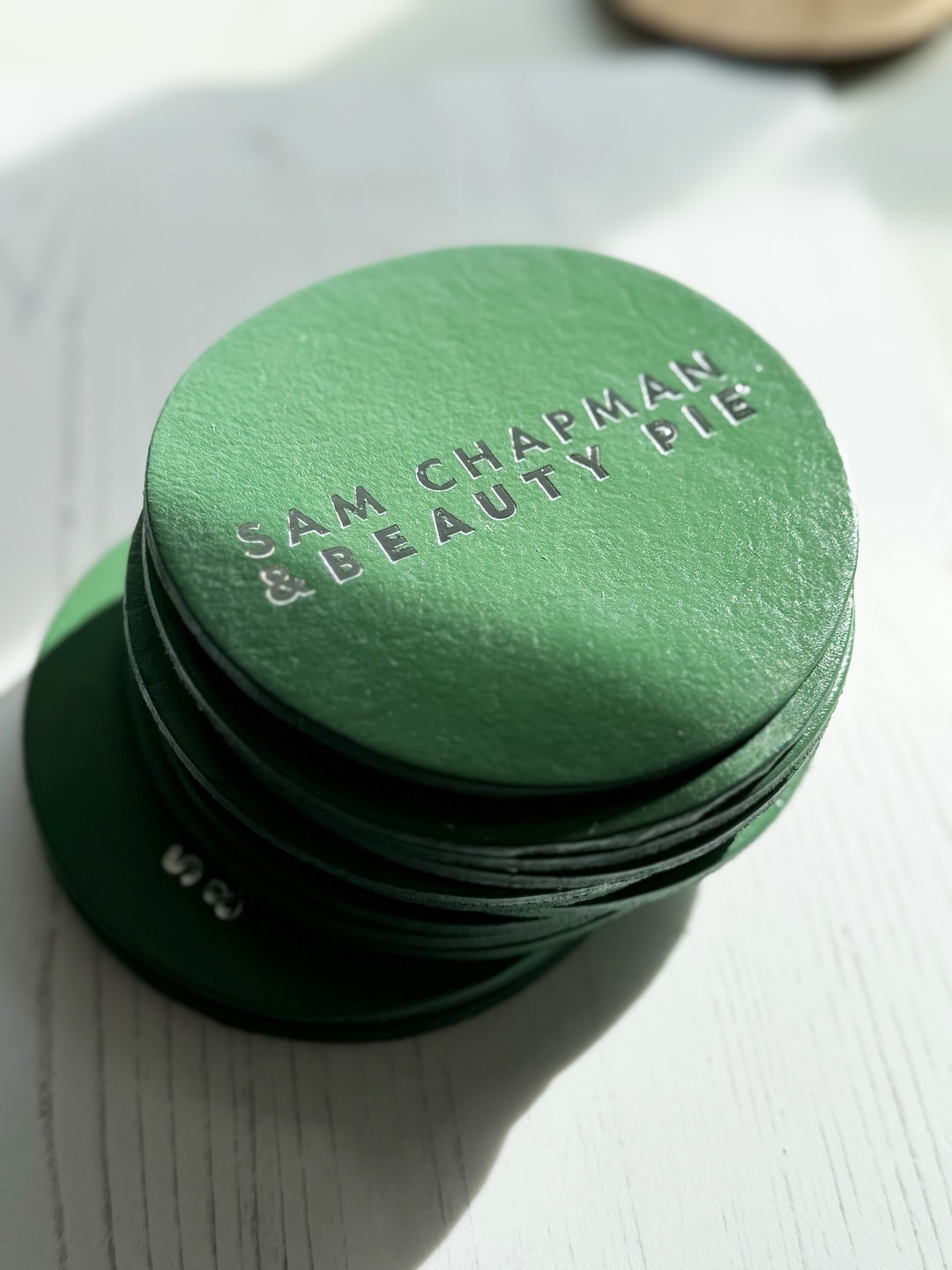 Custom Leather Coaster With Company Logo, Either Engraved or Debossed ...