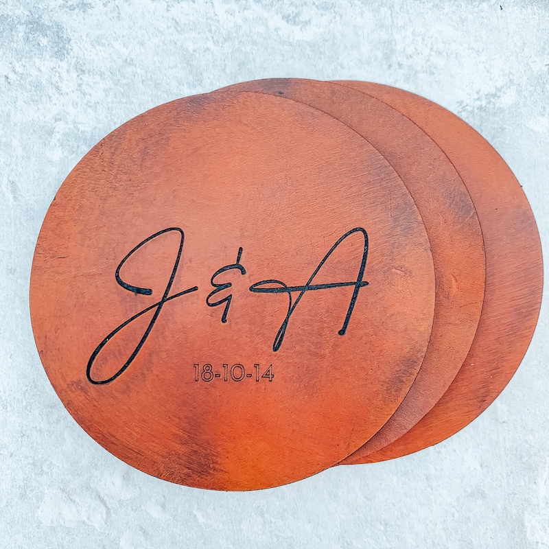 Laser Engraved Coasters - Etsy