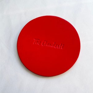 Custom Leather Coaster With Company Logo, Either Engraved or Debossed ...