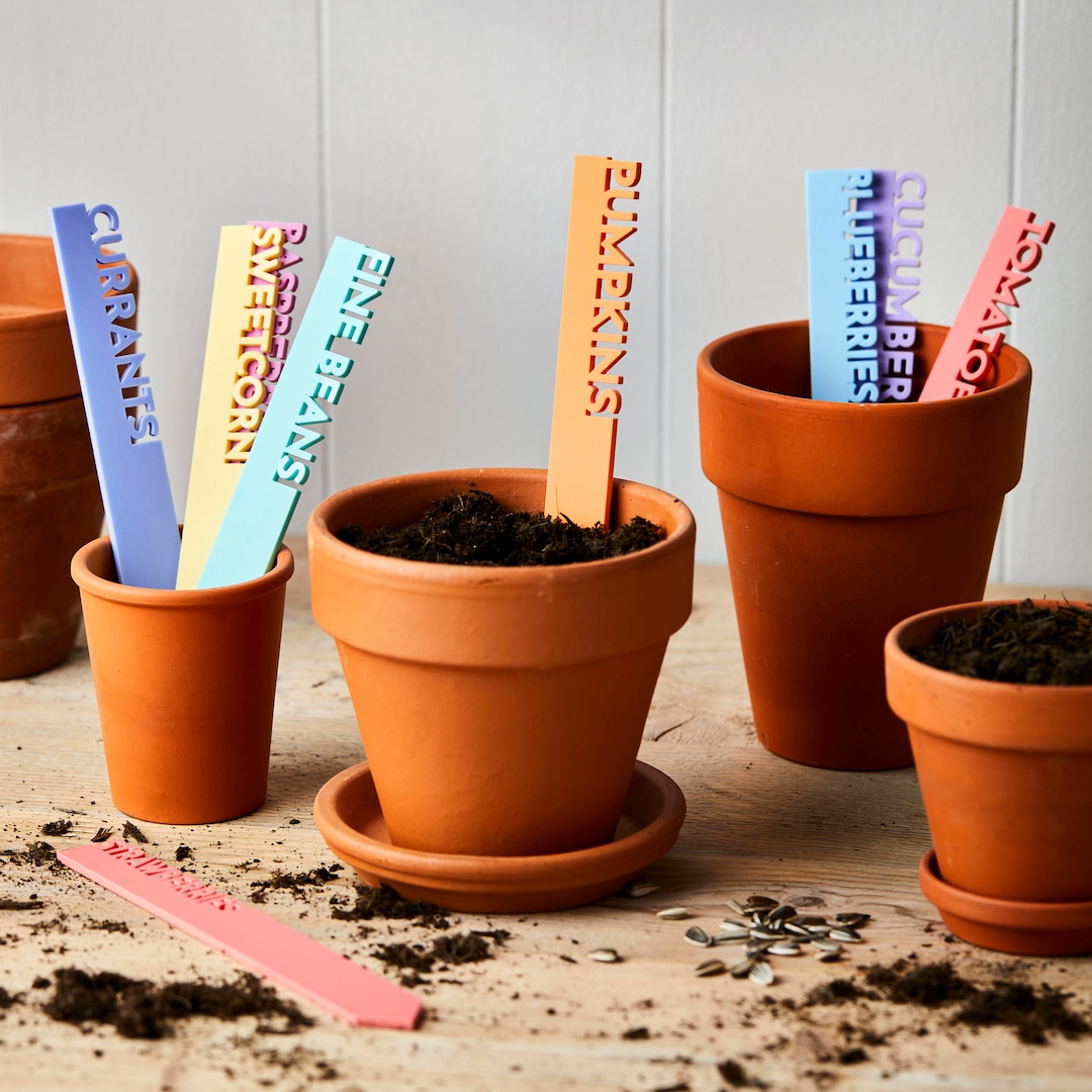 Pastel Garden Tags, Labels for Fruit and Vegtables. - Etsy