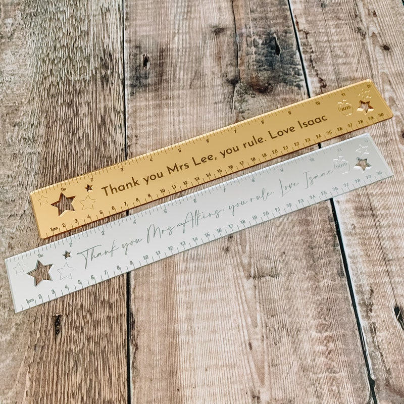 Metal Ruler - Etsy
