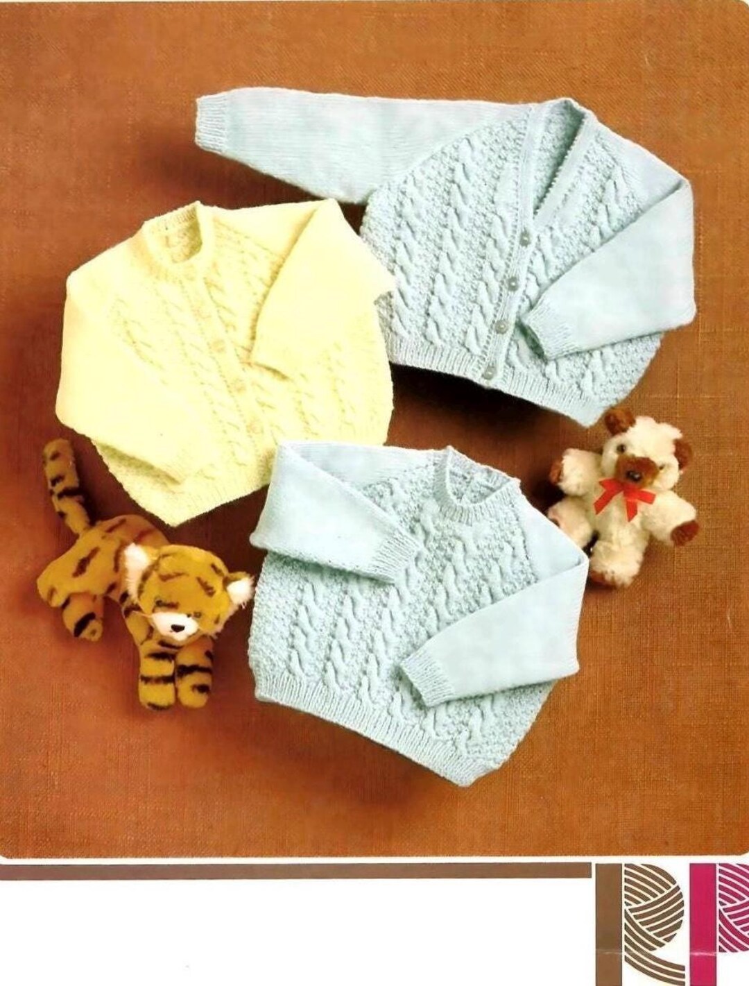 Richard Poppleton Baby Knitting Pattern 1520 Kids Vintage Knitwear ...