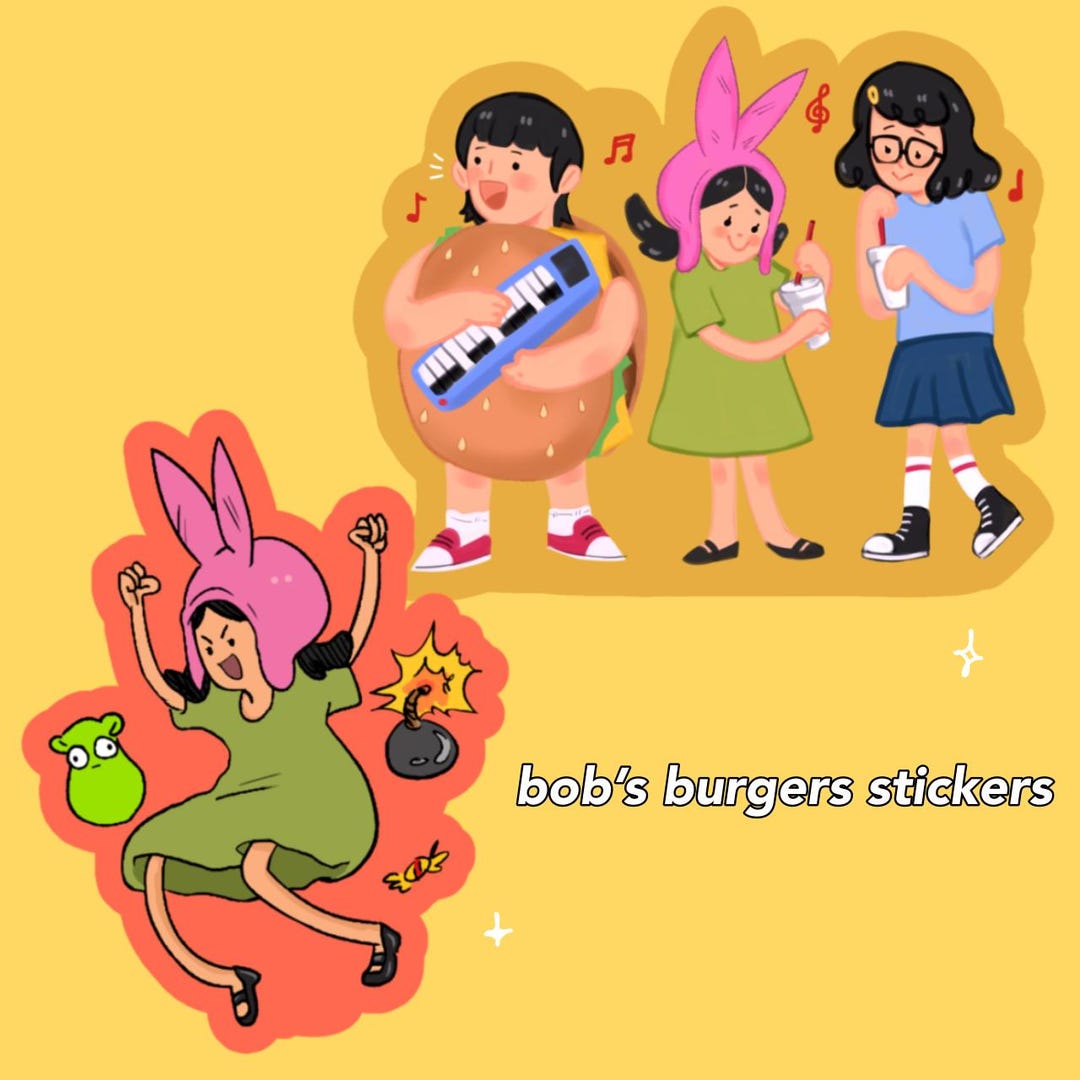Bob’s Burgers Stickers - Etsy