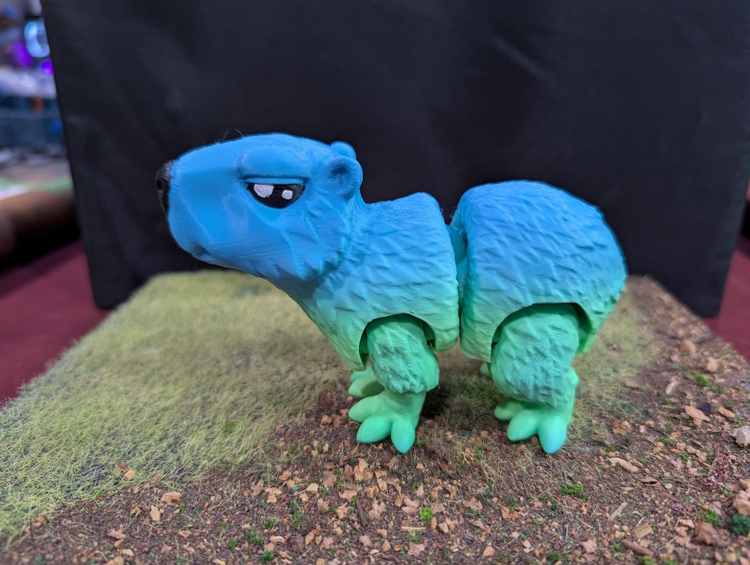 3d Printed Capybara- Large - Etsy