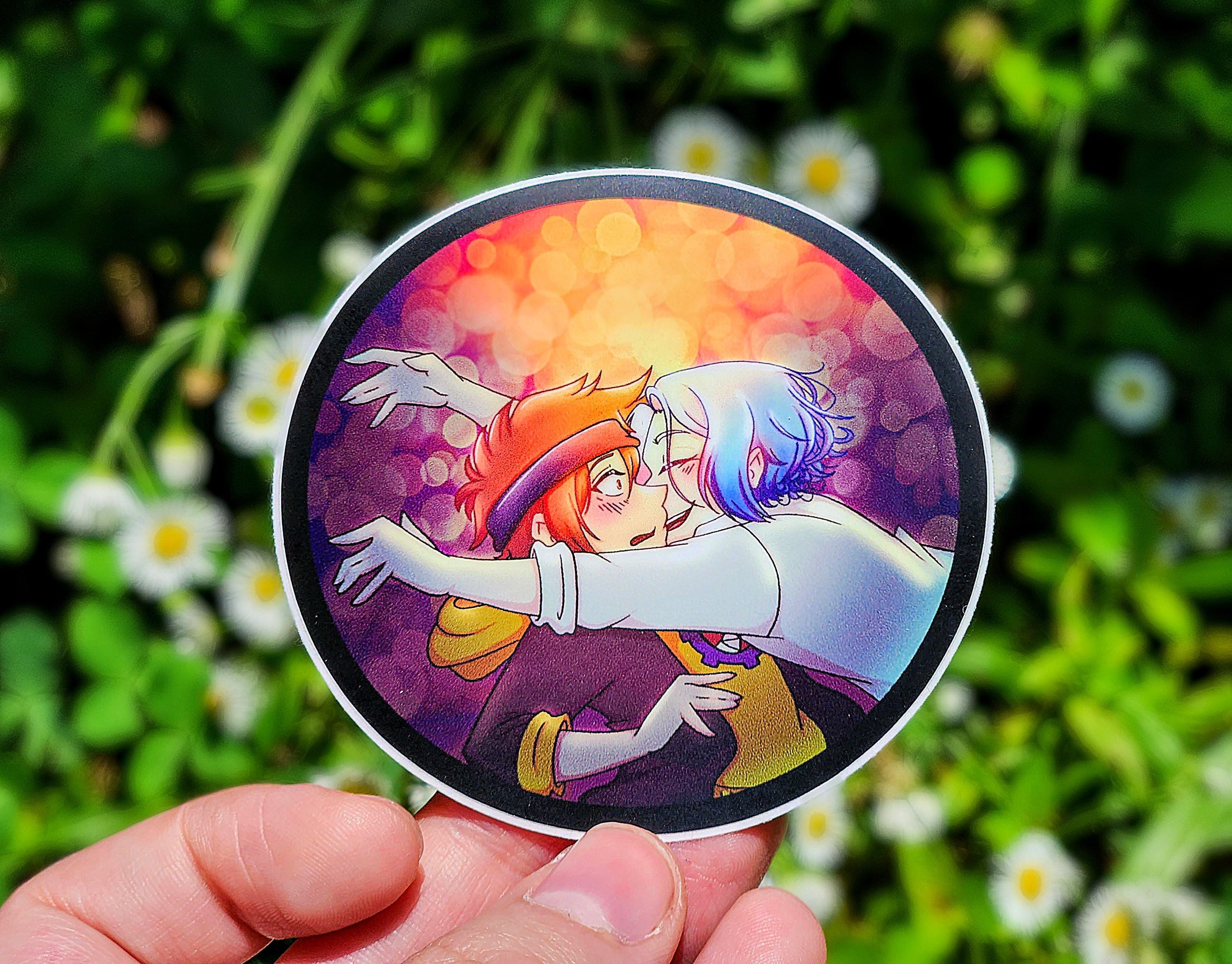 Sk8 the Infinity Vinyl Sticker - Reki and Langa Hug! - Etsy