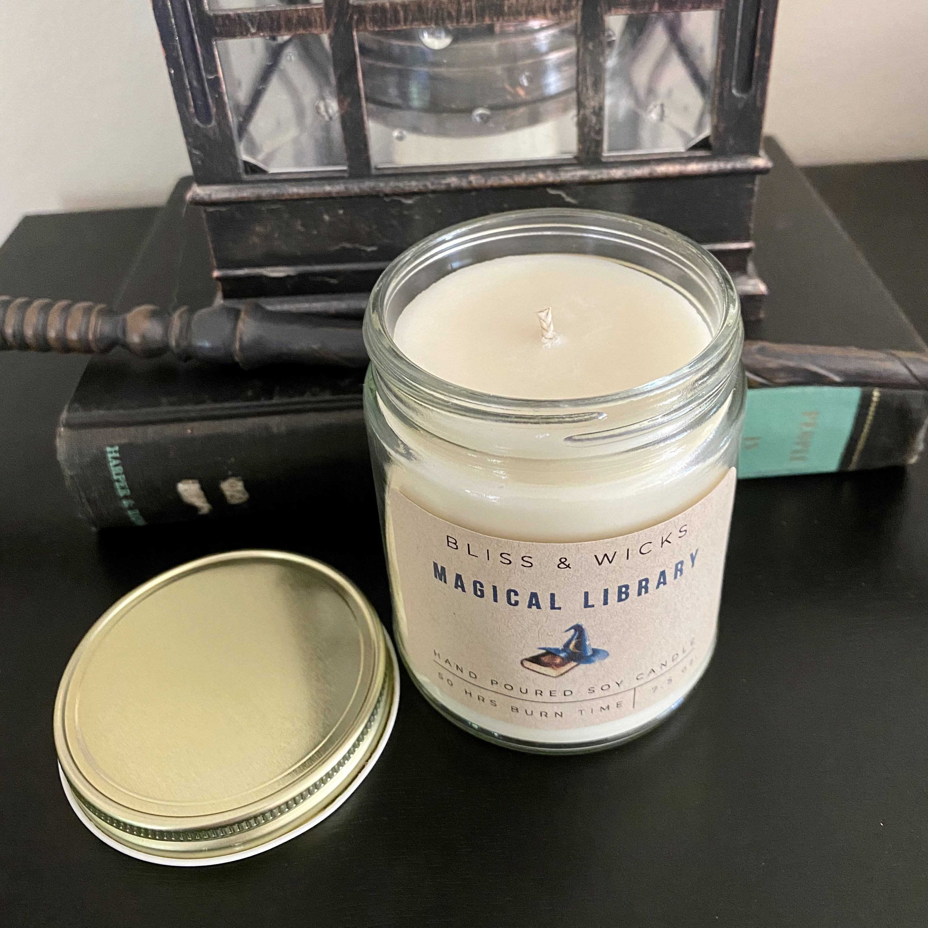 Wizard Candle Set Butterbrew Candle Library Candle - Etsy