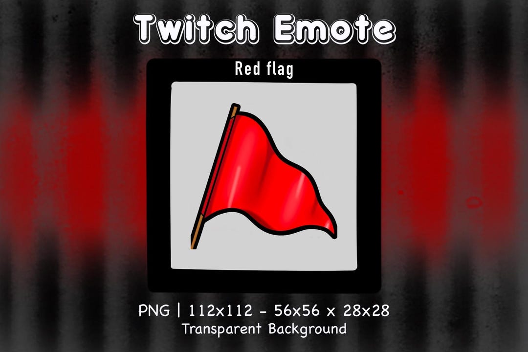 Red Flag | Emote - Etsy