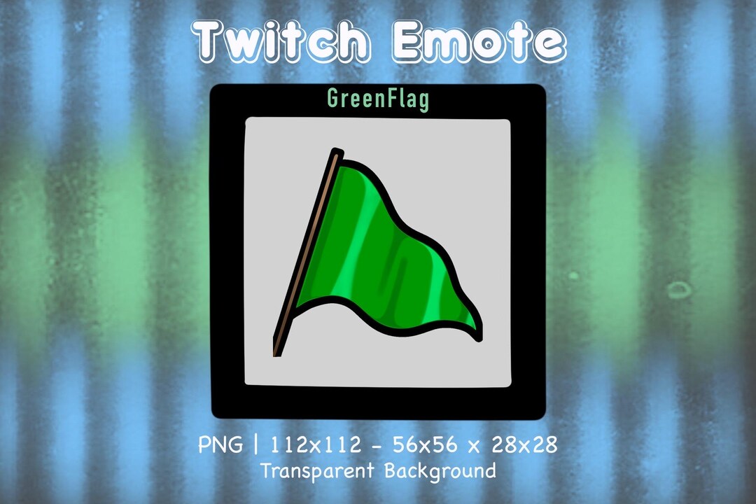 Green Flag | Emote - Etsy