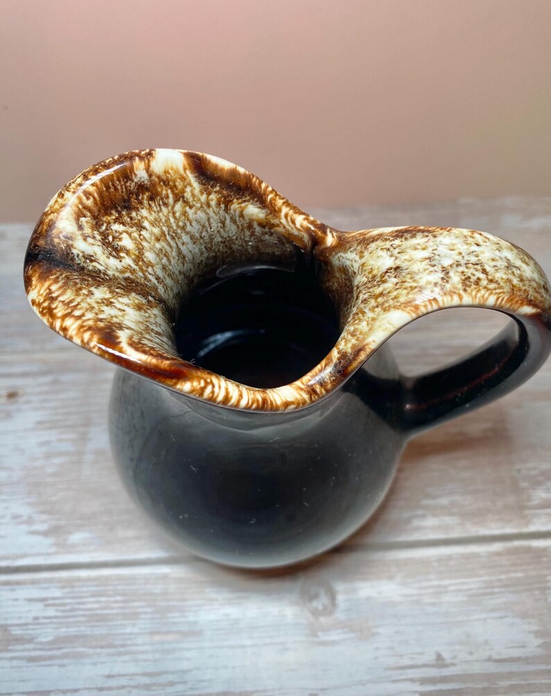 Vintage Pfaltzgraff Gourmet Brown Drip Pitcher and Basin Set - Etsy