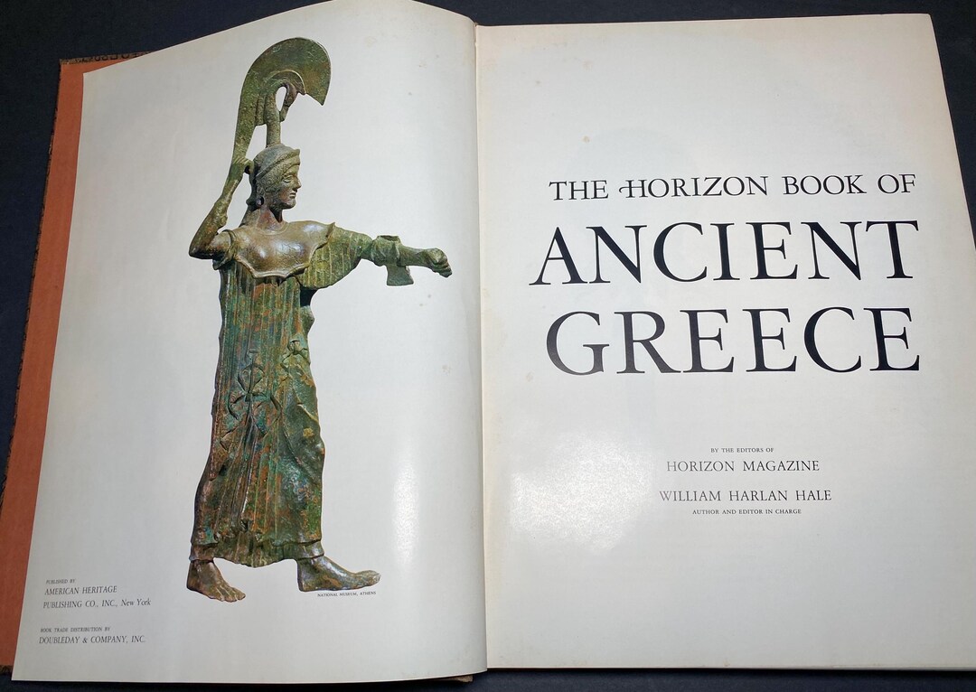 Vintage Horizon Book of Ancient Greece & Lost Worlds Hardcover History ...