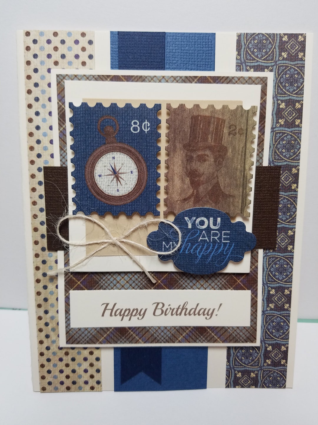 Handmade Mens Happy Birthday Card - Etsy