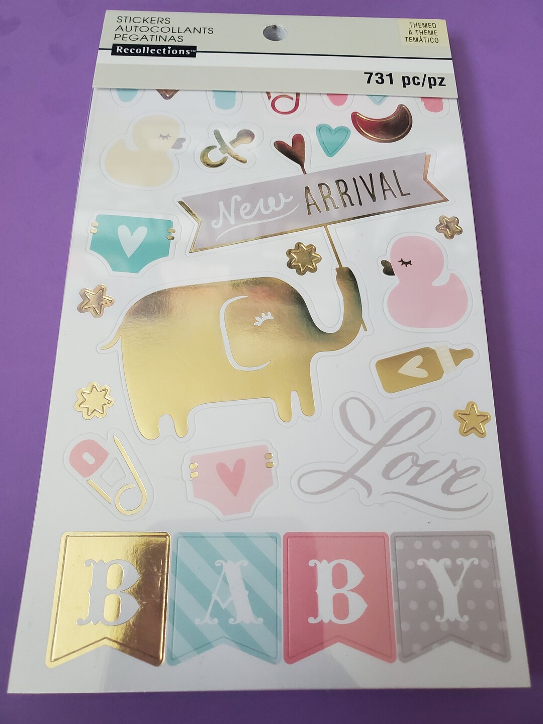 New Baby Sticker Book, 731 Stickers! - Etsy