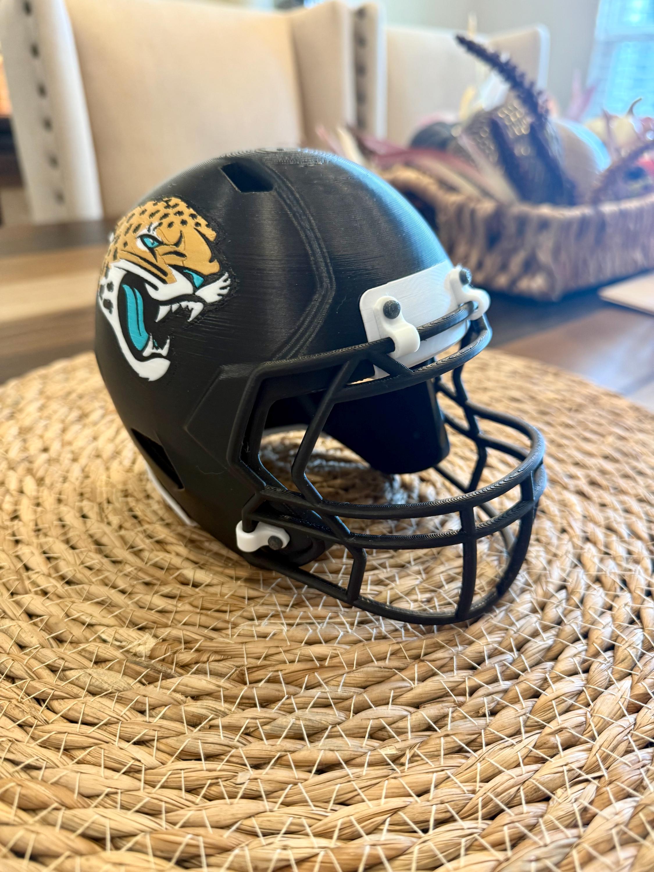 Mini 3D Printed Football Helmet - Etsy