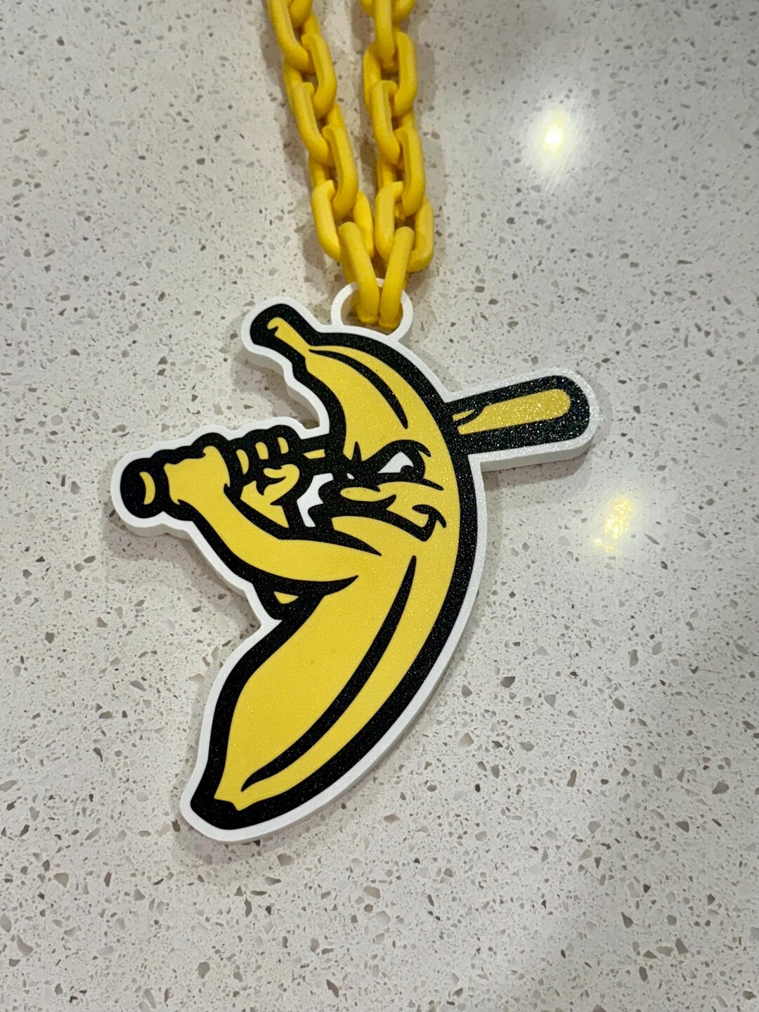 Savannah Bananas Baseball Hype Chain Necklace - Etsy