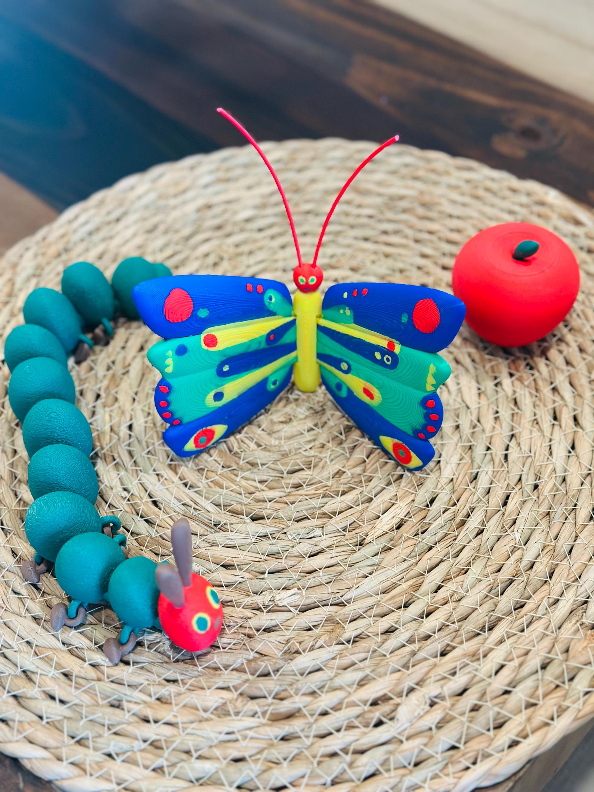 Hungry Caterpillar Articulated 3D Model - Etsy