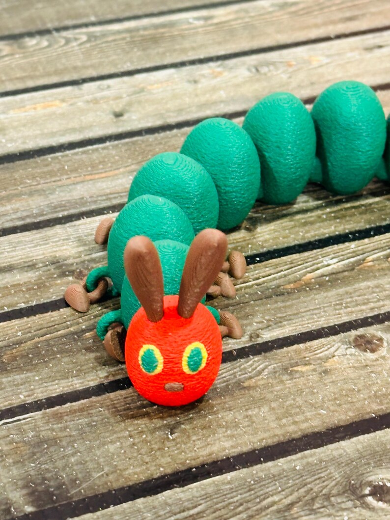 Hungry Caterpillar 3D Model - Etsy