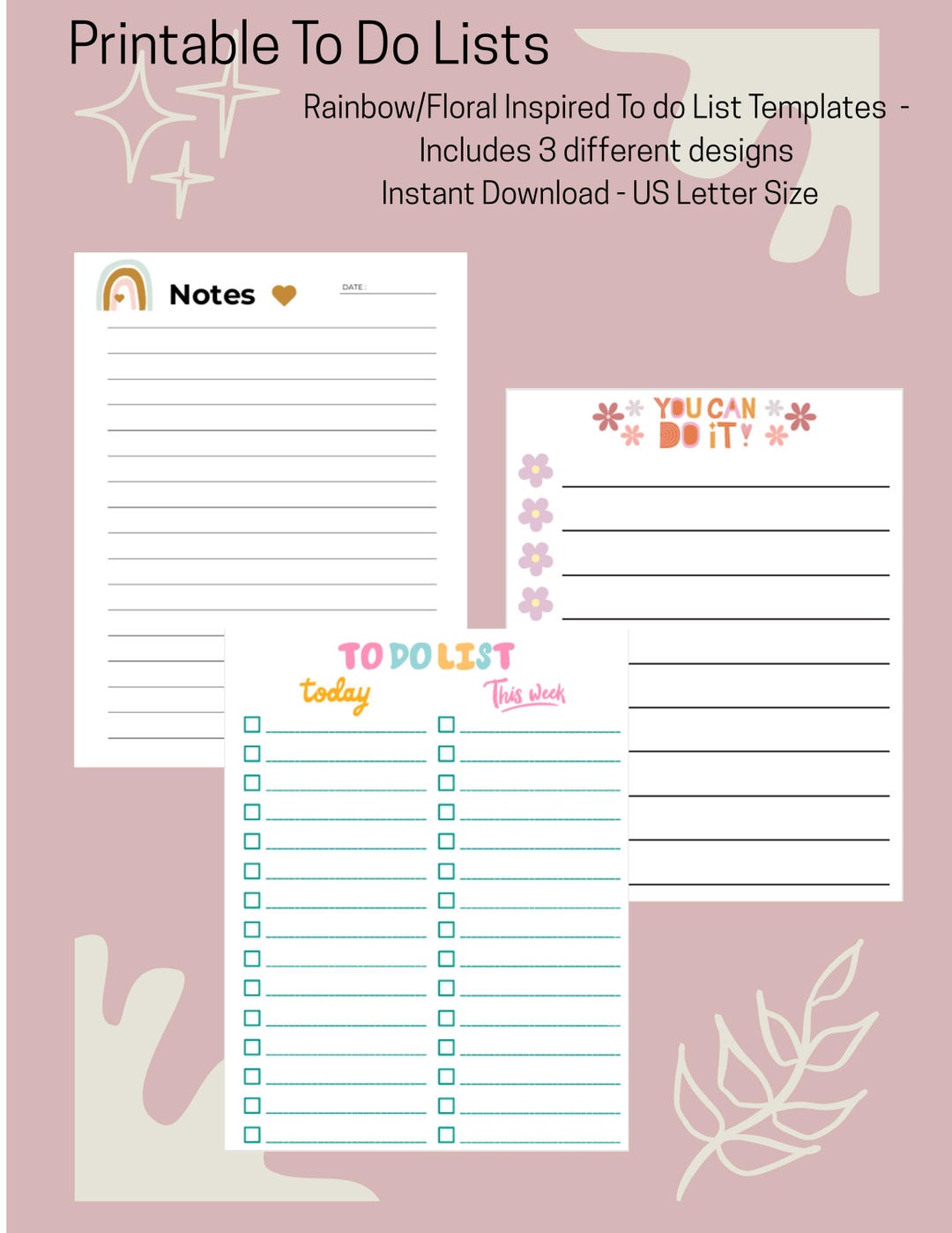 Printable to Do, Printable to Do List, Task Tracker, Minimalist to Do ...
