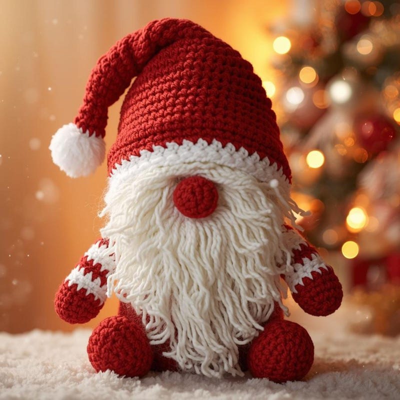 Scandinavian Santa Crochet - Etsy