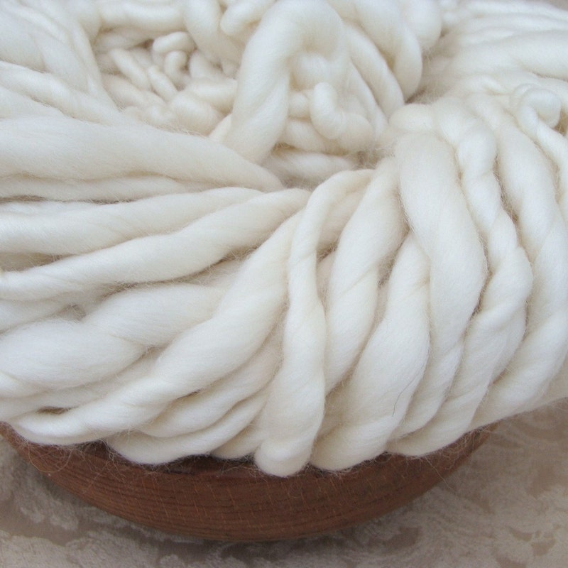 Hand Dyed Wool Yarn Thick - Etsy