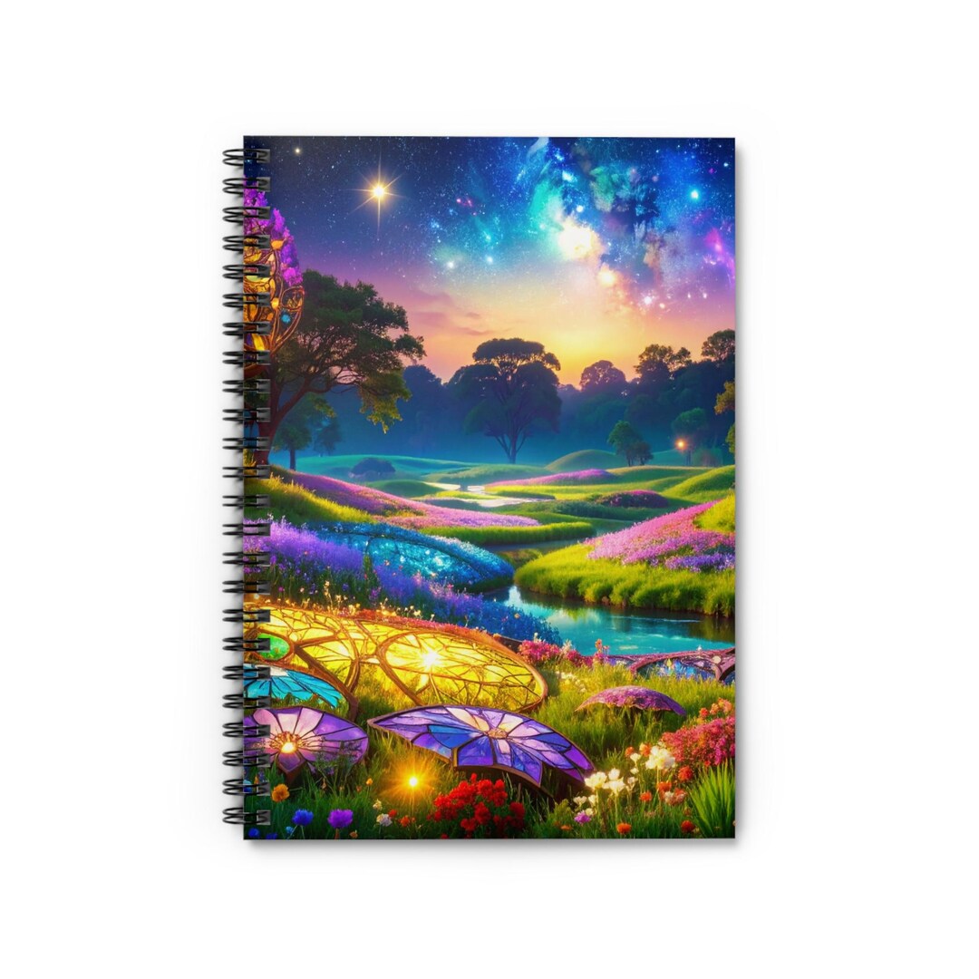 Magical Garden Spiral Notebook: Nature-inspired Journal for Writers - Etsy