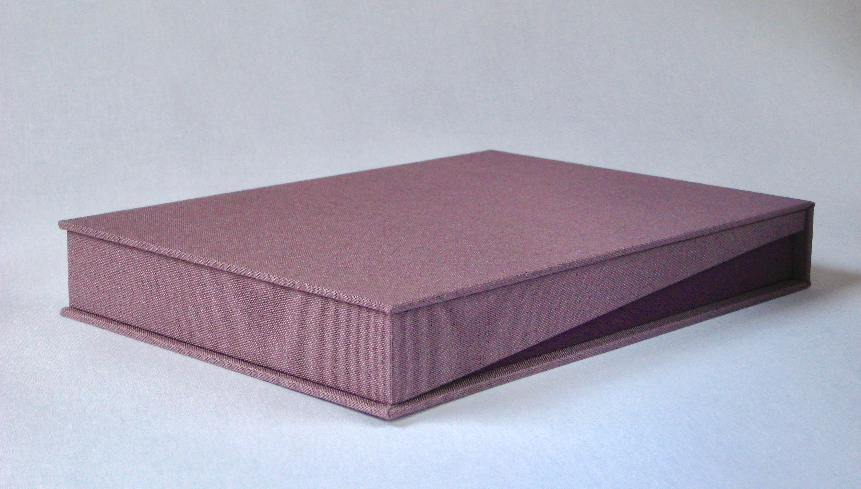 Photo Album Clamshell Box Portfolio Heather and Purple - Etsy