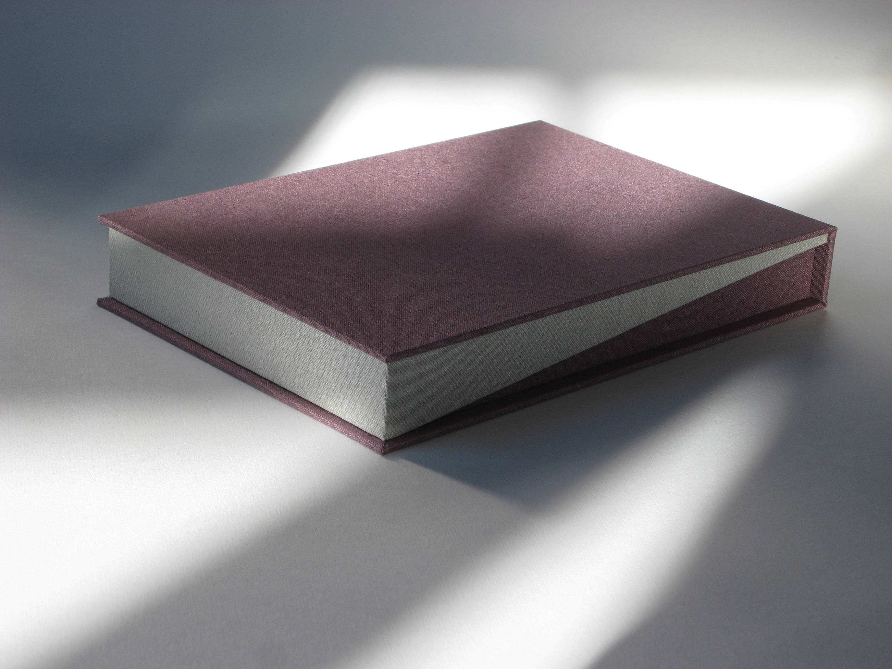 Photo Album Clamshell Box Portfolio Heather and Gray - Etsy