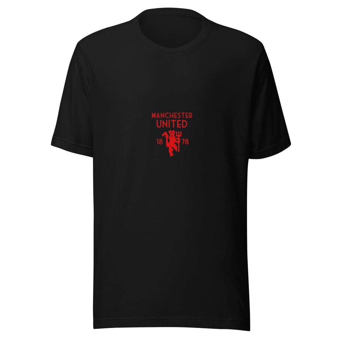 Manchester United T-shirt | Red Devils Fan Tee | Club Emblem | All ...