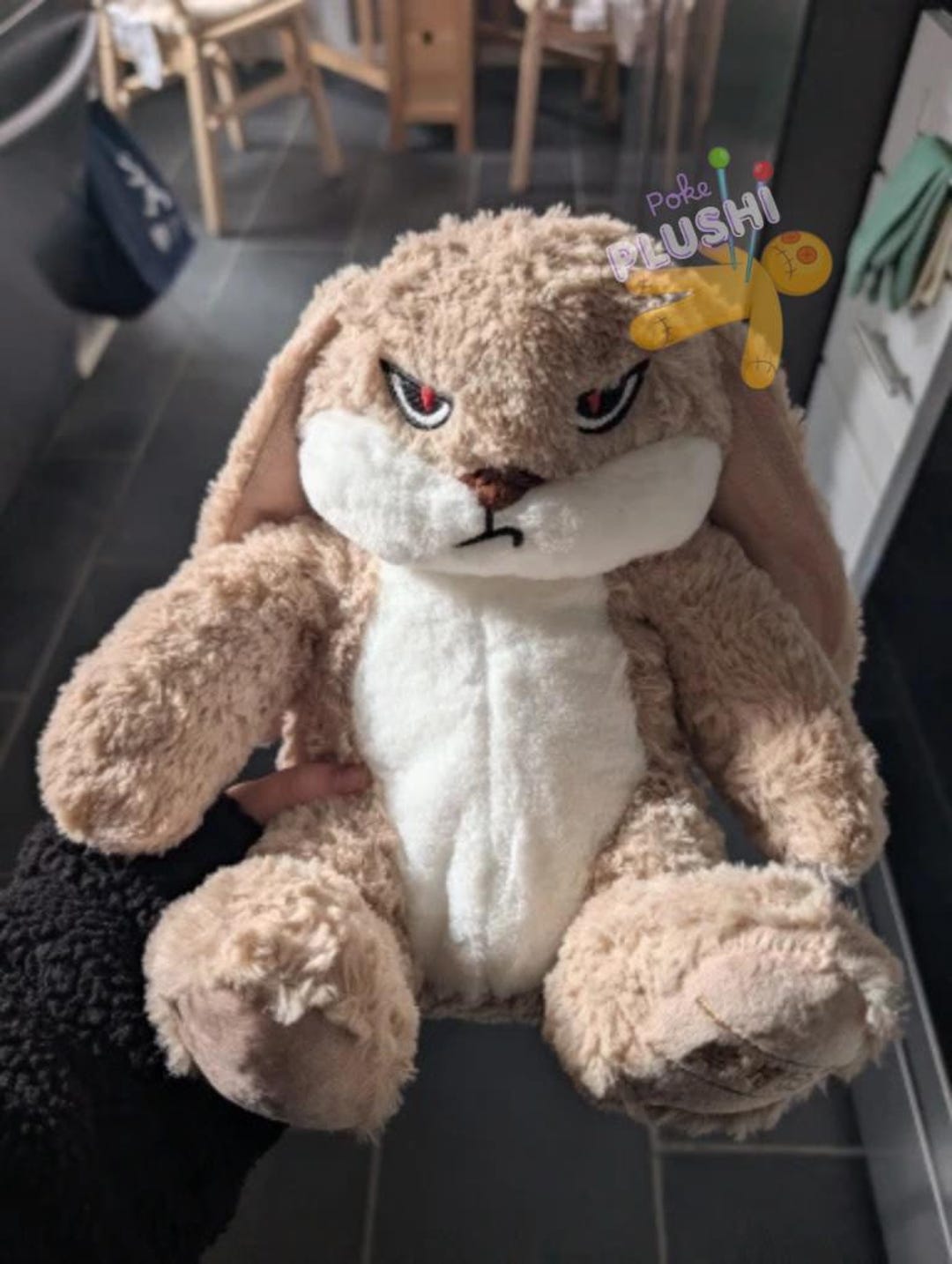 Grumpy Bunny Plush – Angry Stuffed Rabbit With Attitude | Funny Plush ...