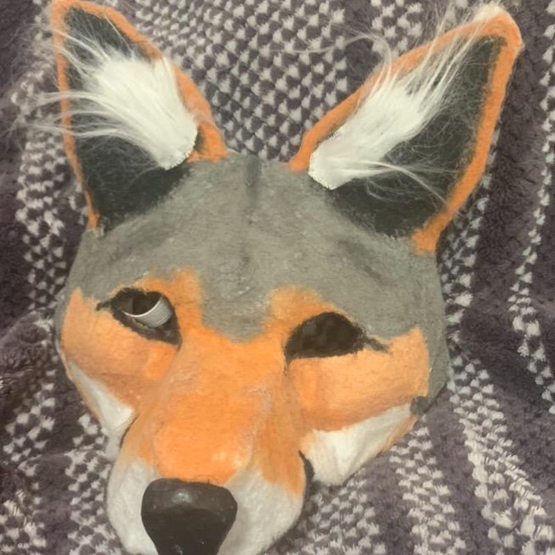 Coyote Mask - Etsy