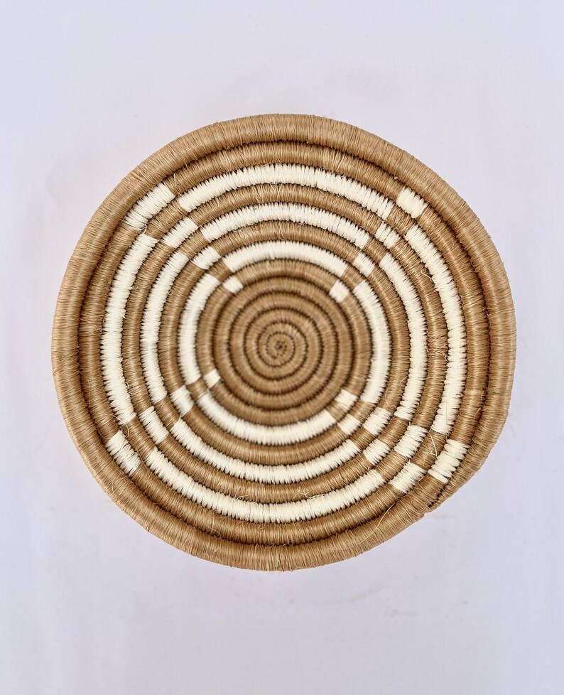 Rwandan Agaseke Basket Wall Decor, Ethnic Woven Wall Hanging - Etsy