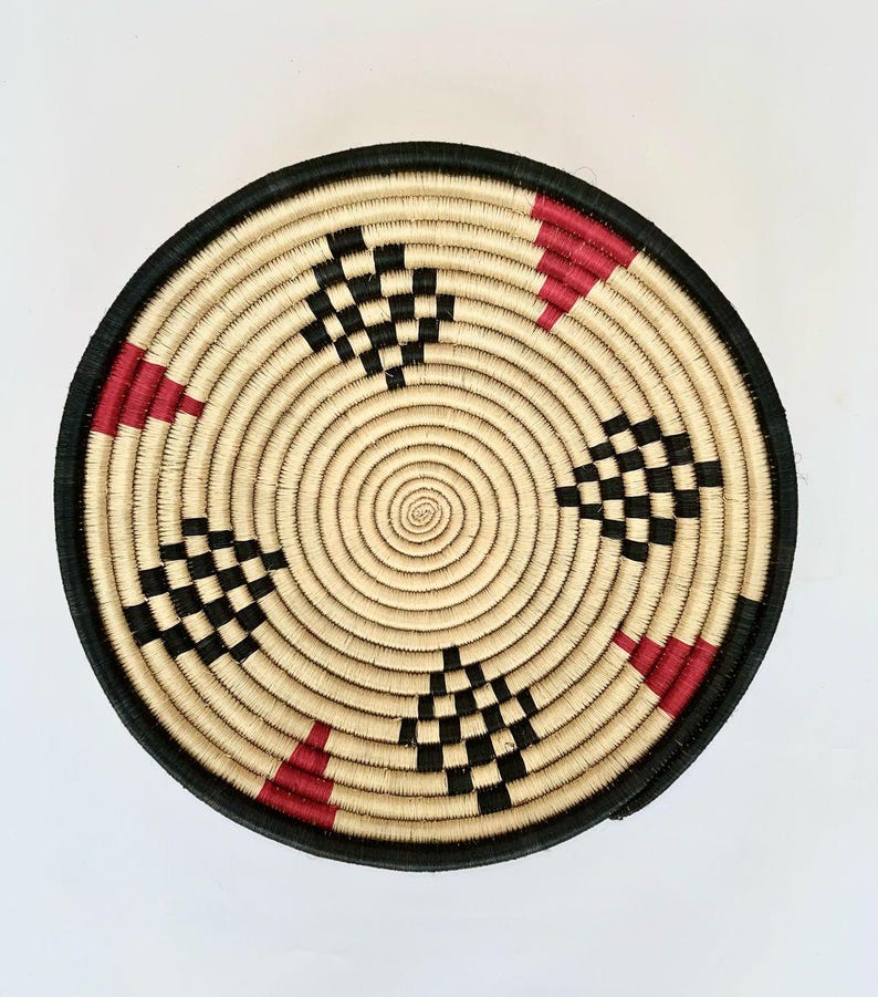 Wall Décor Plates , Rwandan Baskets (agaseke), African Wall Baskets ...