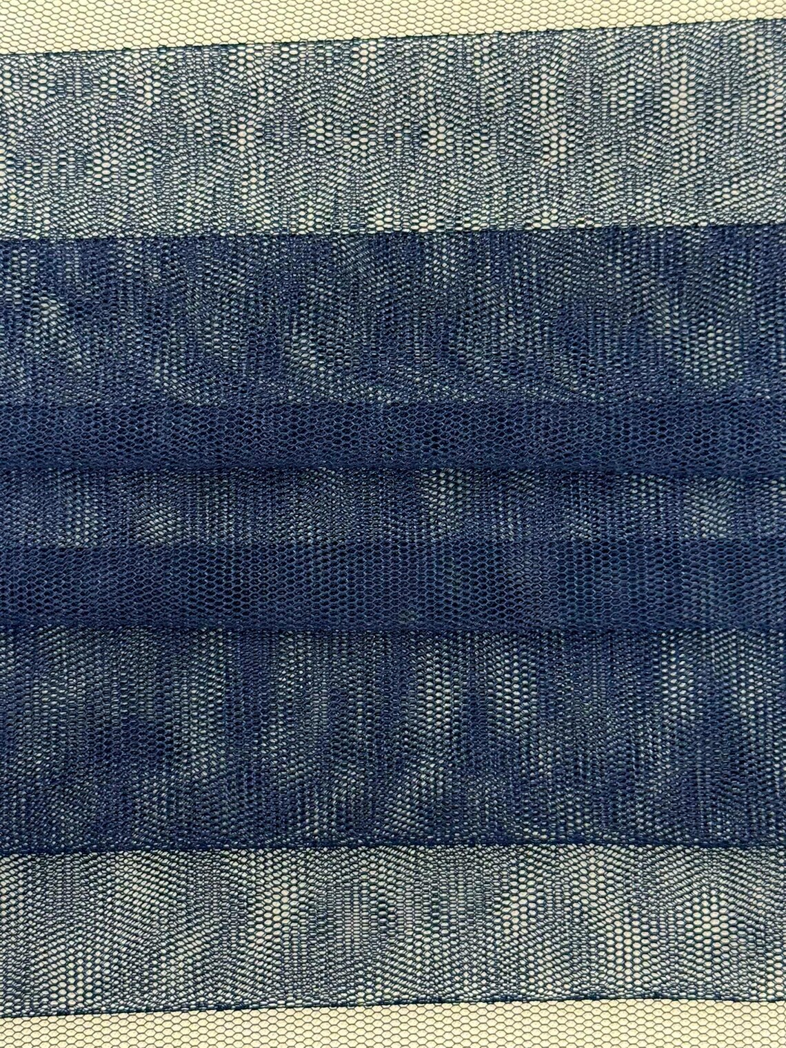 Navy English Net Fabric: Soft Sheer Veiling, 60" Wide - Etsy