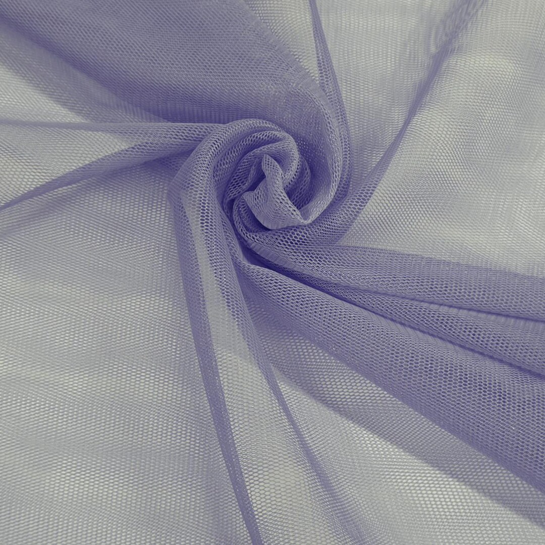 Lilac English Netting Fabric - 60" Wide Polyester Veiling - Etsy