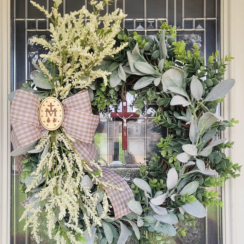 Christian Wreath - Etsy