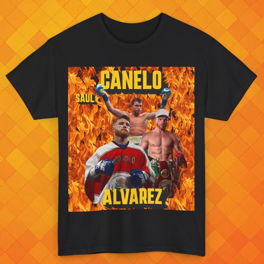 Canelo Alvarez Unisex Tee, Boxing Fan Shirt, Sports Gift, Casual Wear ...