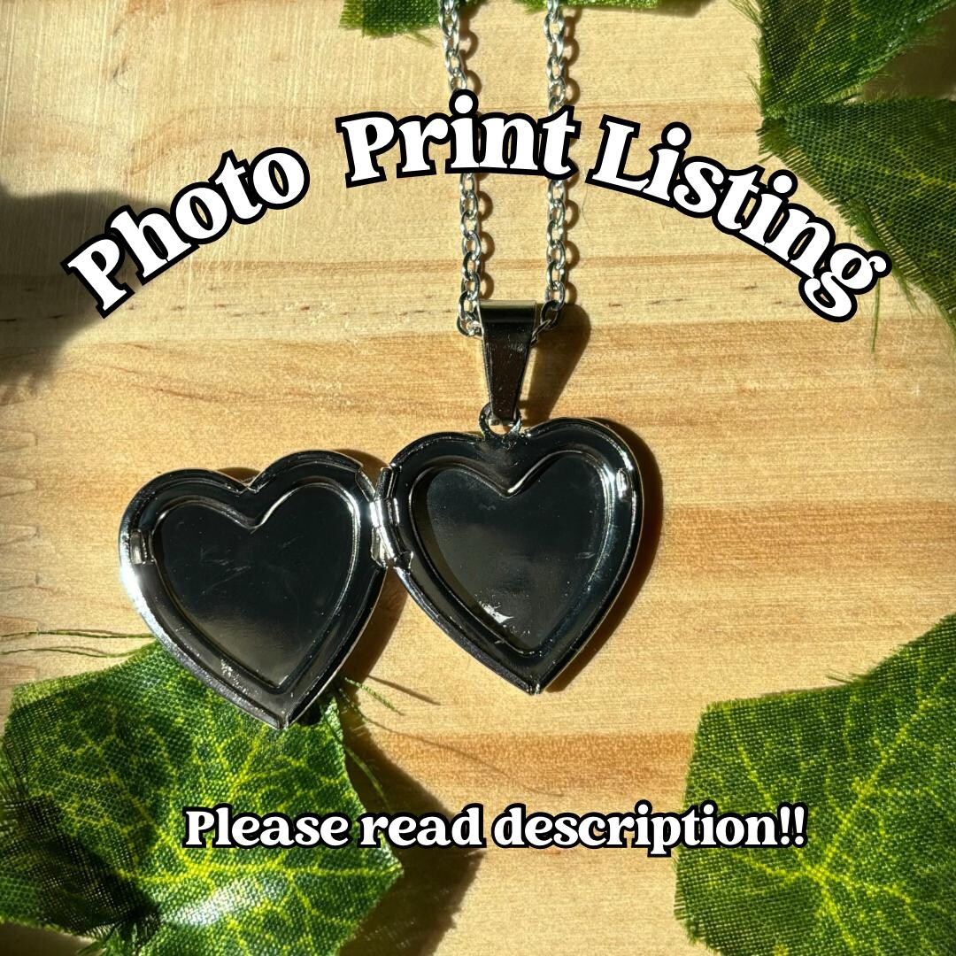 Locket Photo Print | Locket Picture | Handmade Lockets - Etsy
