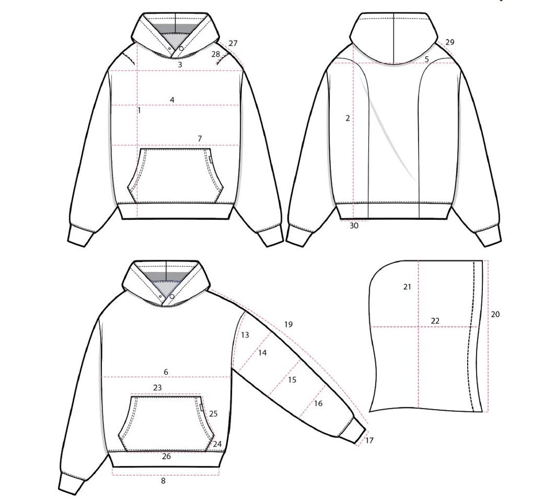 9 PAGES Fashion Measurement Guide - Garment Specification Sheet in PDF ...
