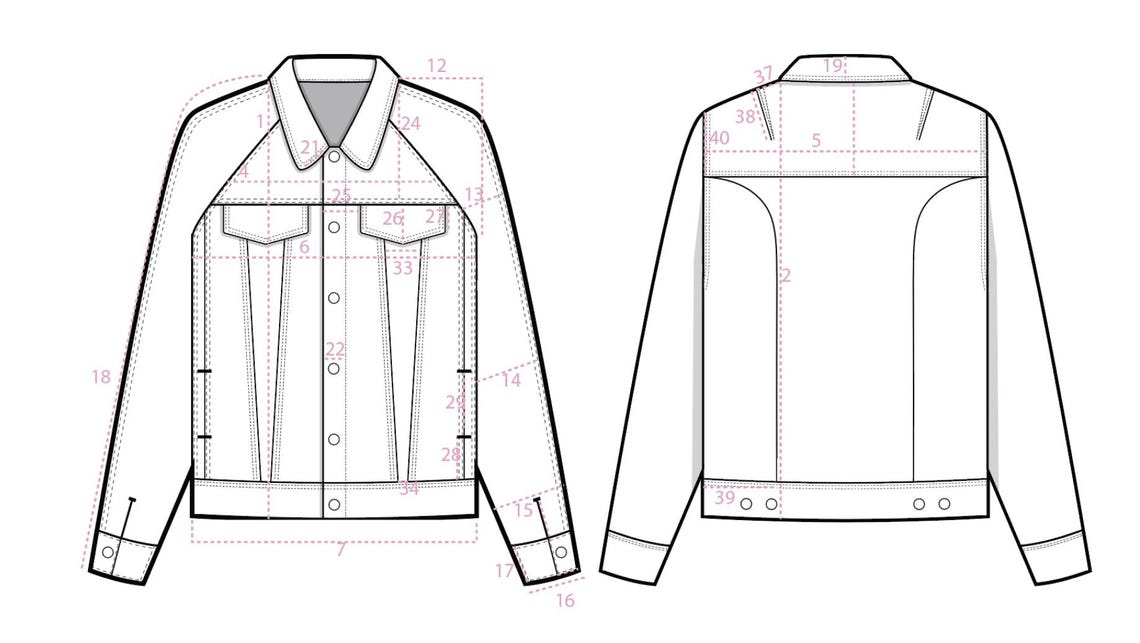 9 PAGES Fashion Measurement Guide - Garment Specification Sheet in PDF ...