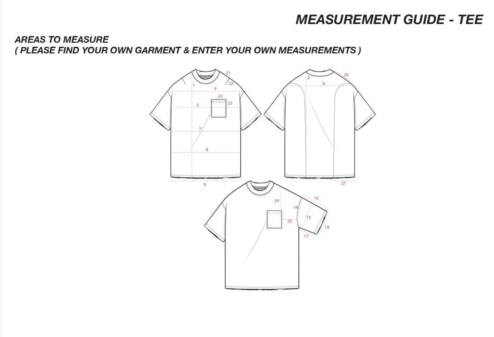 9 PAGES Fashion Measurement Guide - Garment Specification Sheet in PDF ...