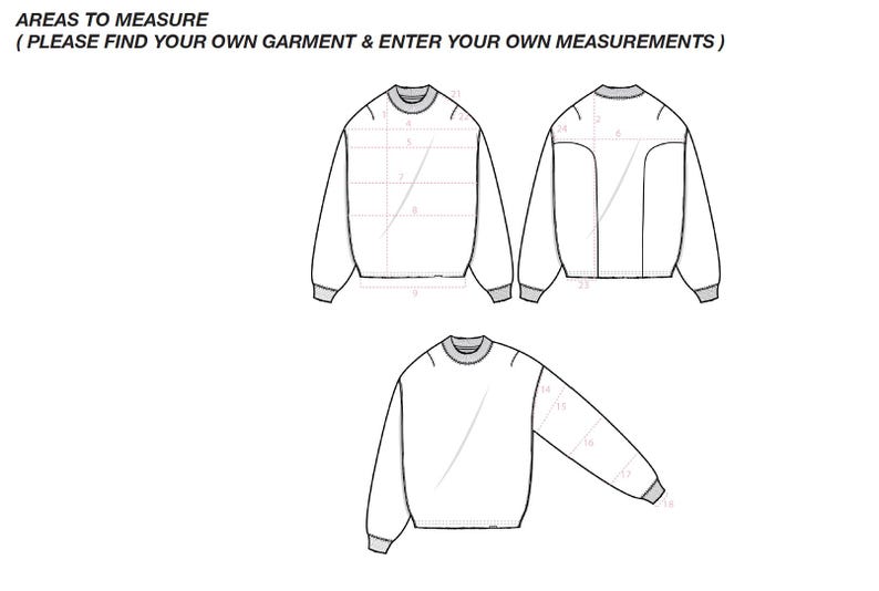 9 PAGES Fashion Measurement Guide - Garment Specification Sheet in PDF ...