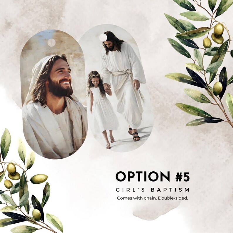 Christ-centered Dog Tag Necklaces for LDS Baptisms and Gifts - Etsy
