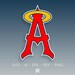 LA Angels A With Halo - Angels Vintage Monogram Logo | A Angels | A ...