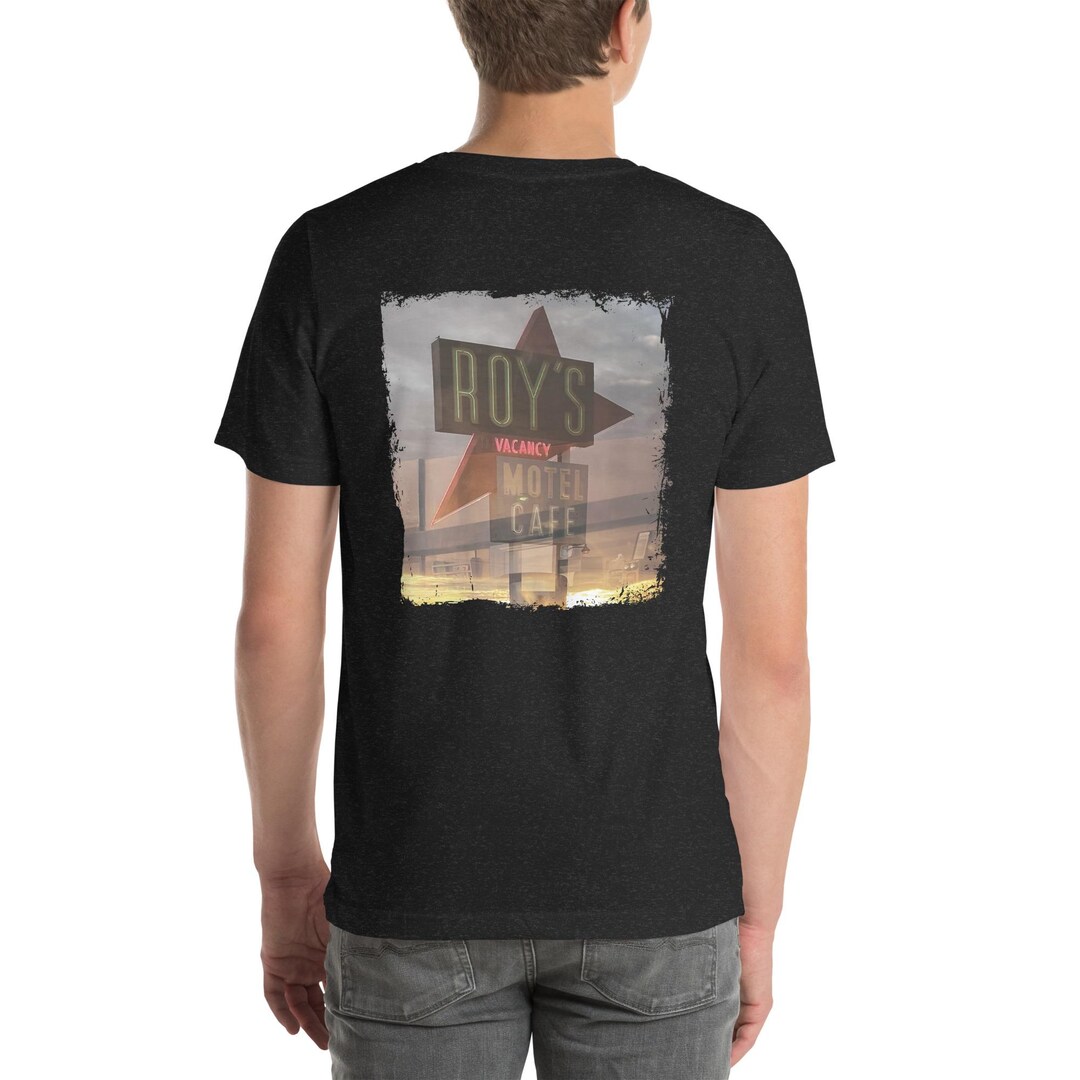 Route 66 X Roy’s Motel T-shirt – Double-sided Retro Tee With Amboy Neon ...