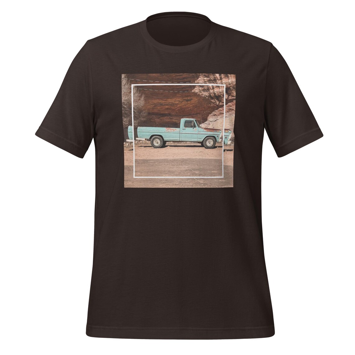 Vintage Ford F-100 T-shirt – Turquoise Patina Truck Graphic Tee, 1960s ...