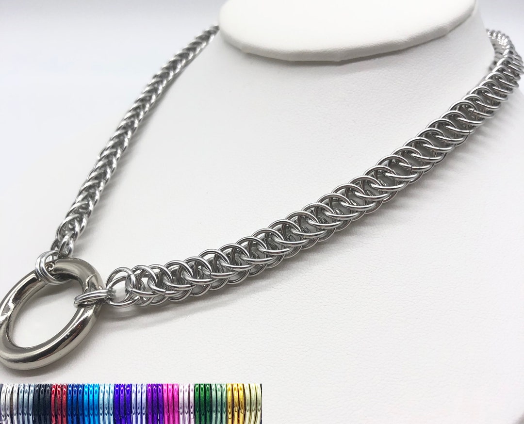 Half Persian 4-1 BDSM Gorean Slave Collar Choker Necklace Silver Base ...