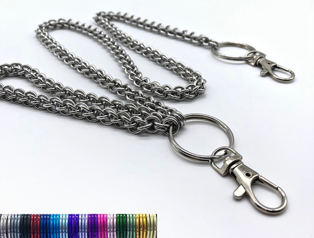 JPL Wallet Chain Short Leash Silver Base - Etsy