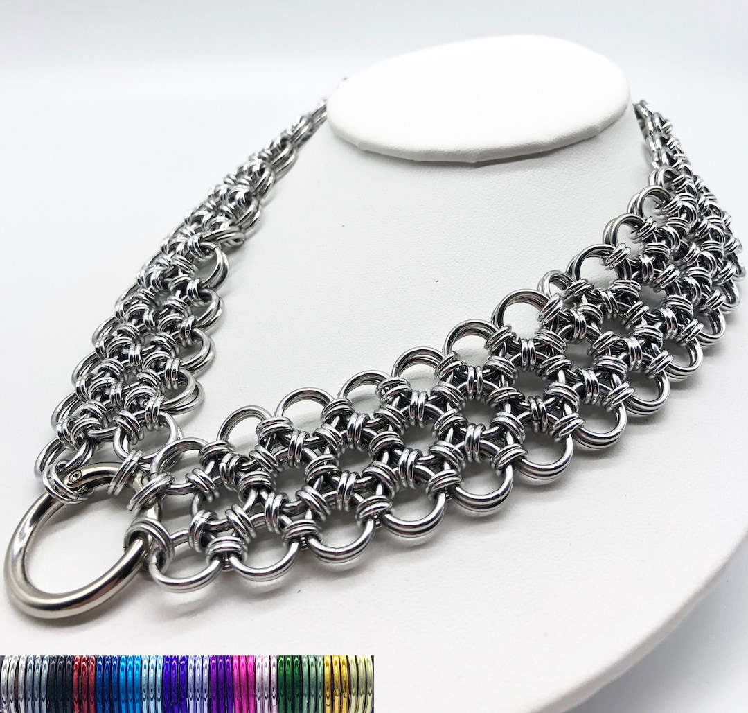 Japanese BDSM Gorean Slave Collar Choker Necklace Discreet Daywear ...