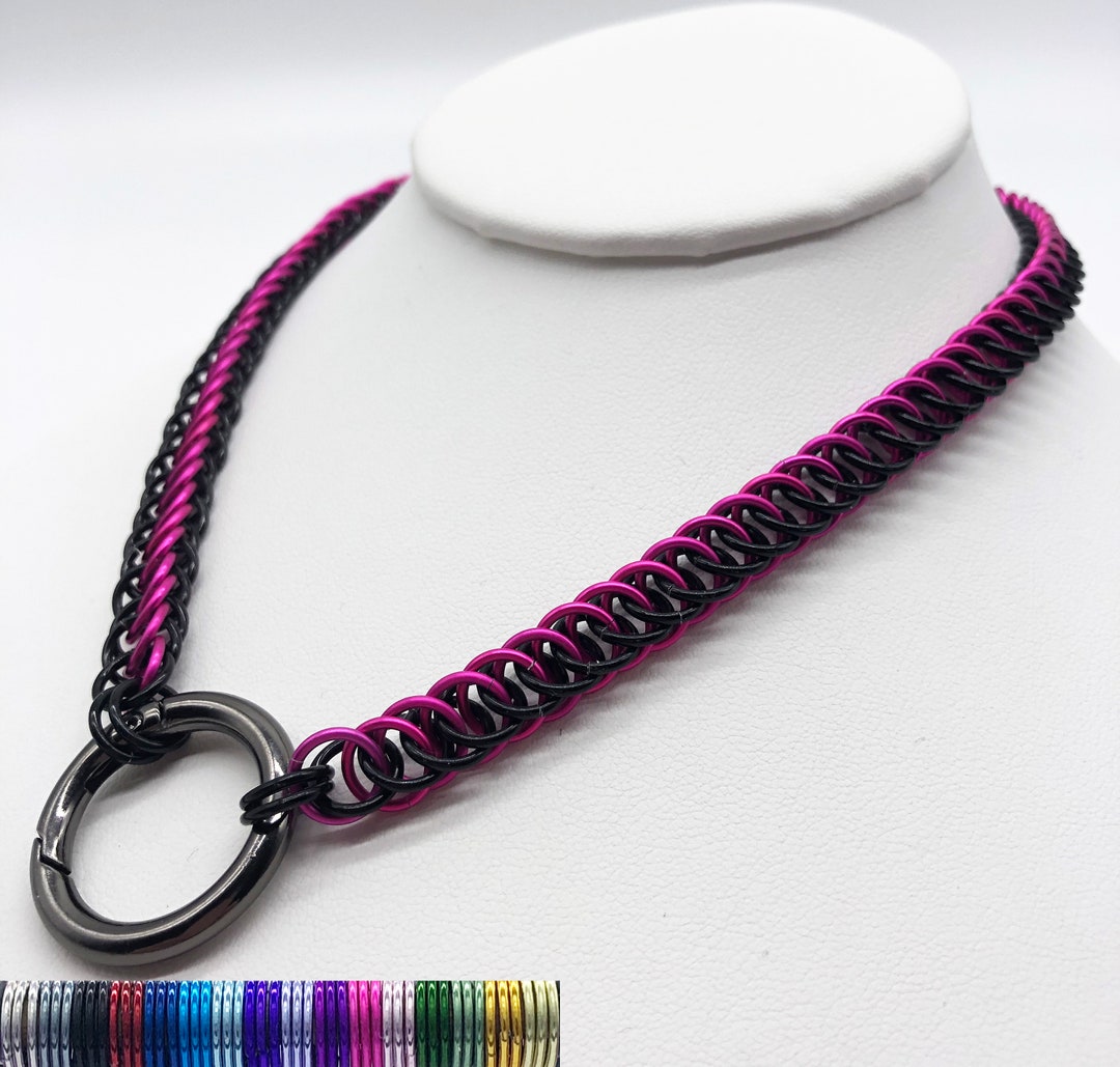 Half Persian 4-1 BDSM Gorean Slave Collar Choker Necklace Black Base - Etsy