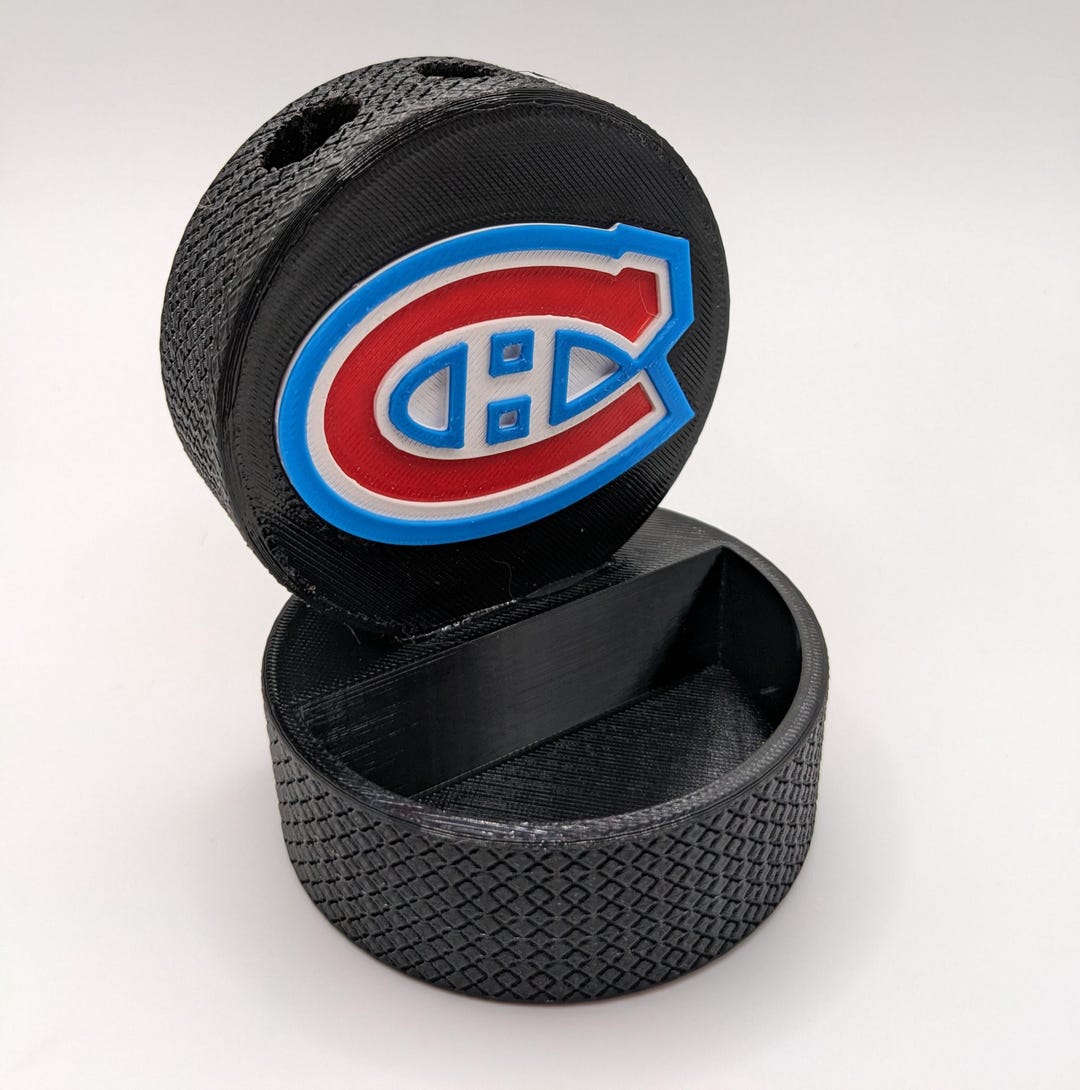Desk Organizer NHL - Canadiens MTL - Pen Holder Hockey Puck - Etsy