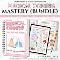ICD-10 Coding Bundle: Flashcards, Cheat Sheets, Study Guides (digital ...